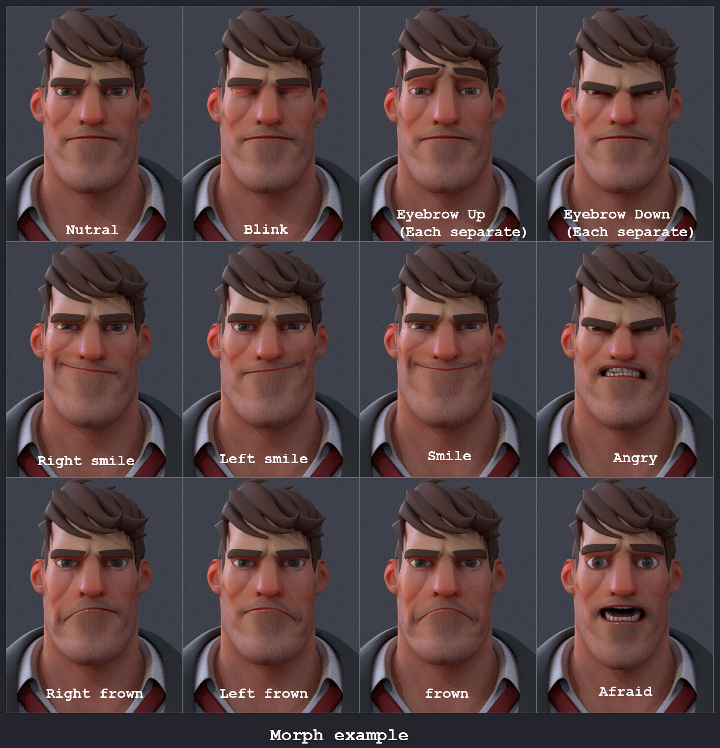 ArtStation - Boss Cartoon Rig | Game Assets