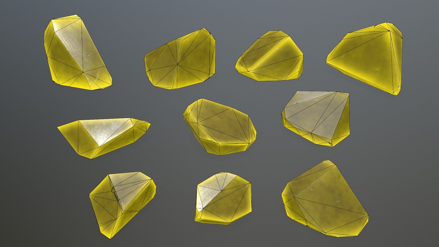 ArtStation - Crystal Set | Game Assets