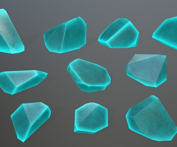ArtStation - Crystal Set | Game Assets