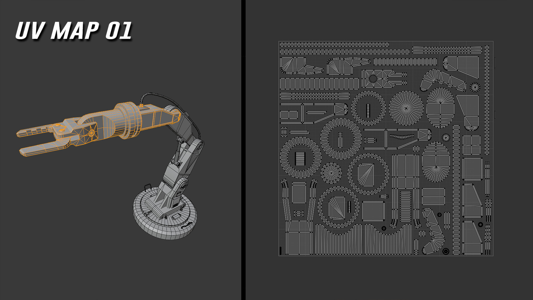 ArtStation - Mechanical Arm | Lowpoly | 4k Textures | Rigged | Resources
