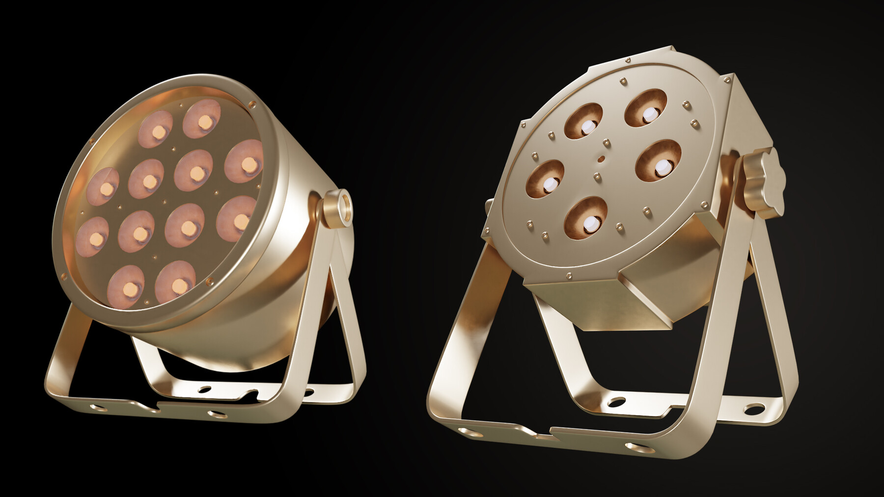 ArtStation - 30 3D Light projectors and lamps kitbash | Game Assets