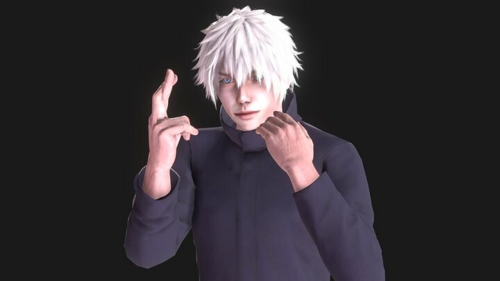 ArtStation - Satoru Gojo 3D Model | Game Assets