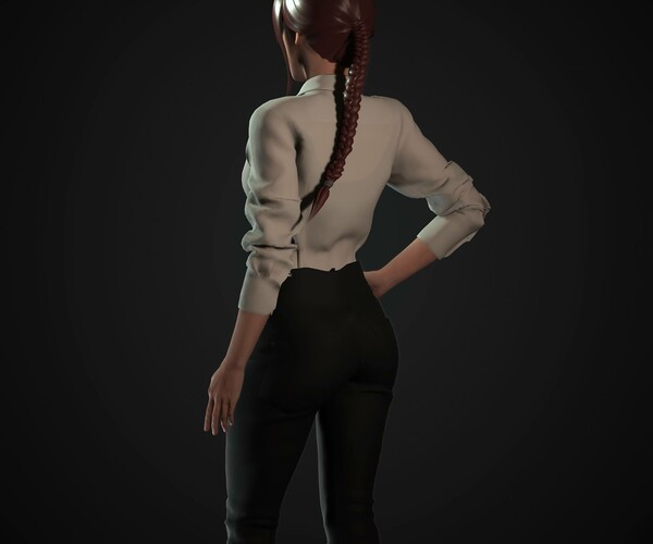 ArtStation - Makima 3D Model | Game Assets