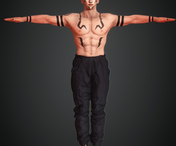 ArtStation - Sukuna 3D Model | Game Assets