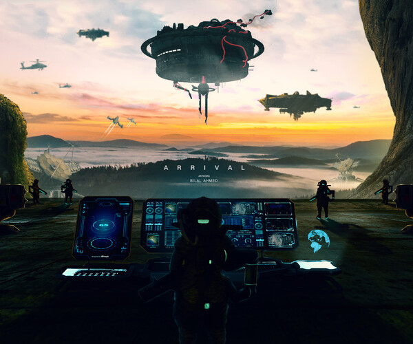 ArtStation - Arrival Of Uninvited Creatures | Artworks