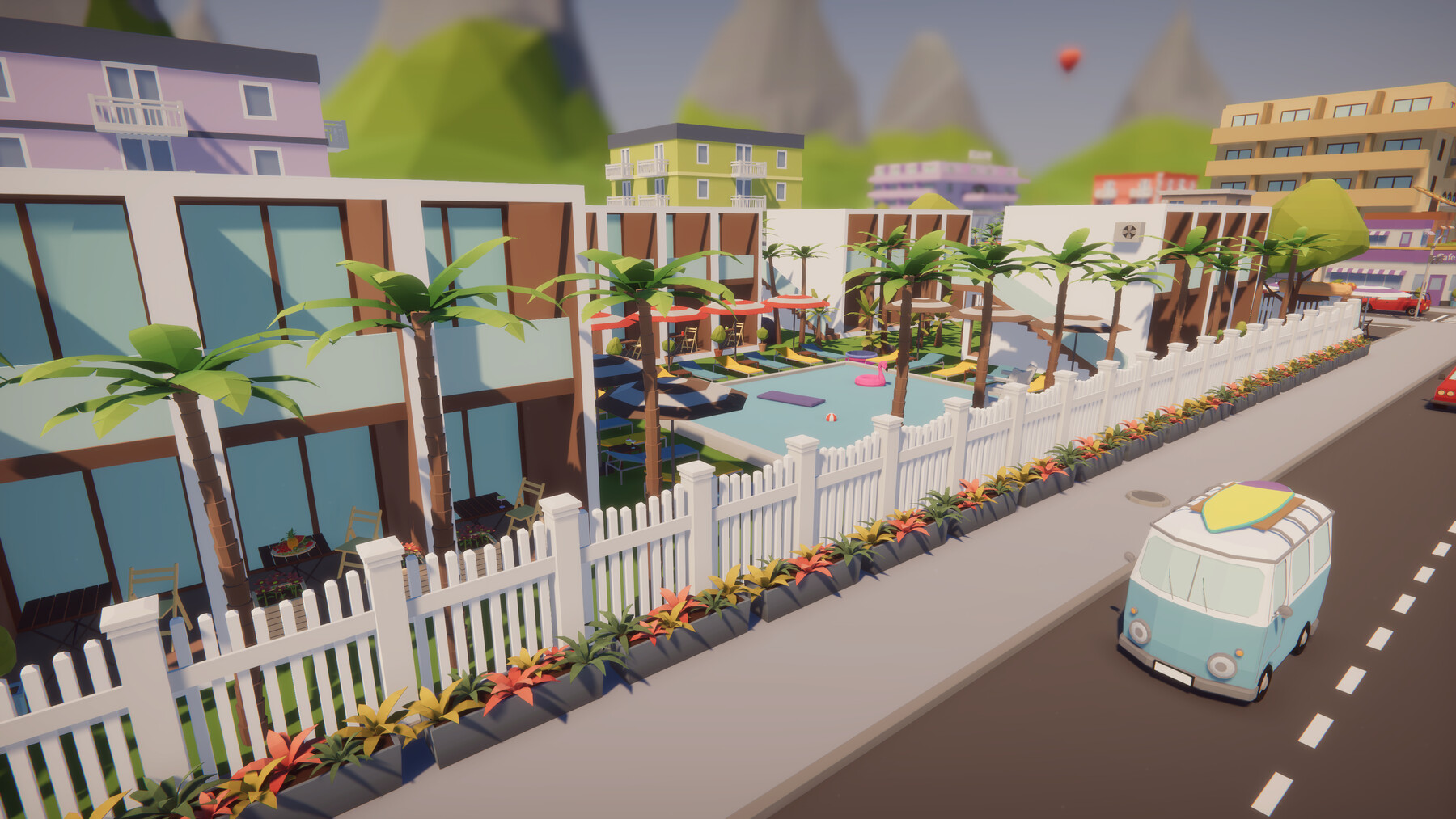 ArtStation - Low Poly Tropical City - Asset for Unity 3D, Map and Models | Game Assets