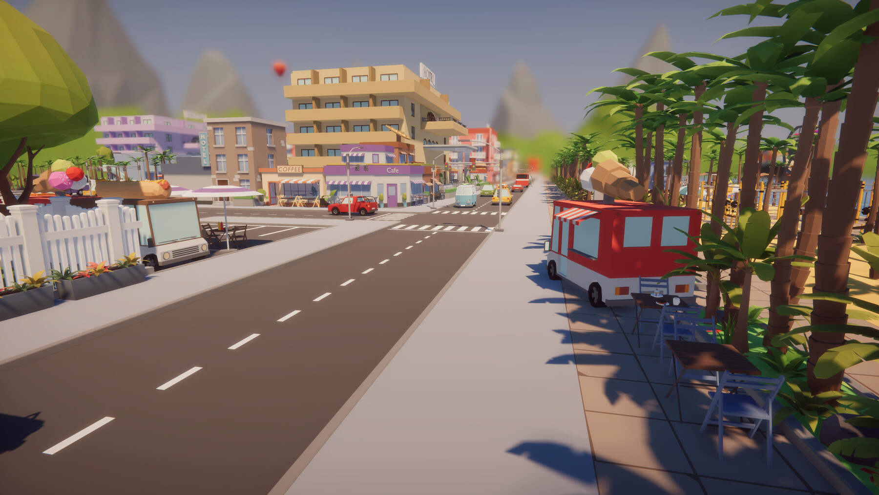 ArtStation - Low Poly Tropical City - Asset for Unity 3D, Map and Models | Game Assets