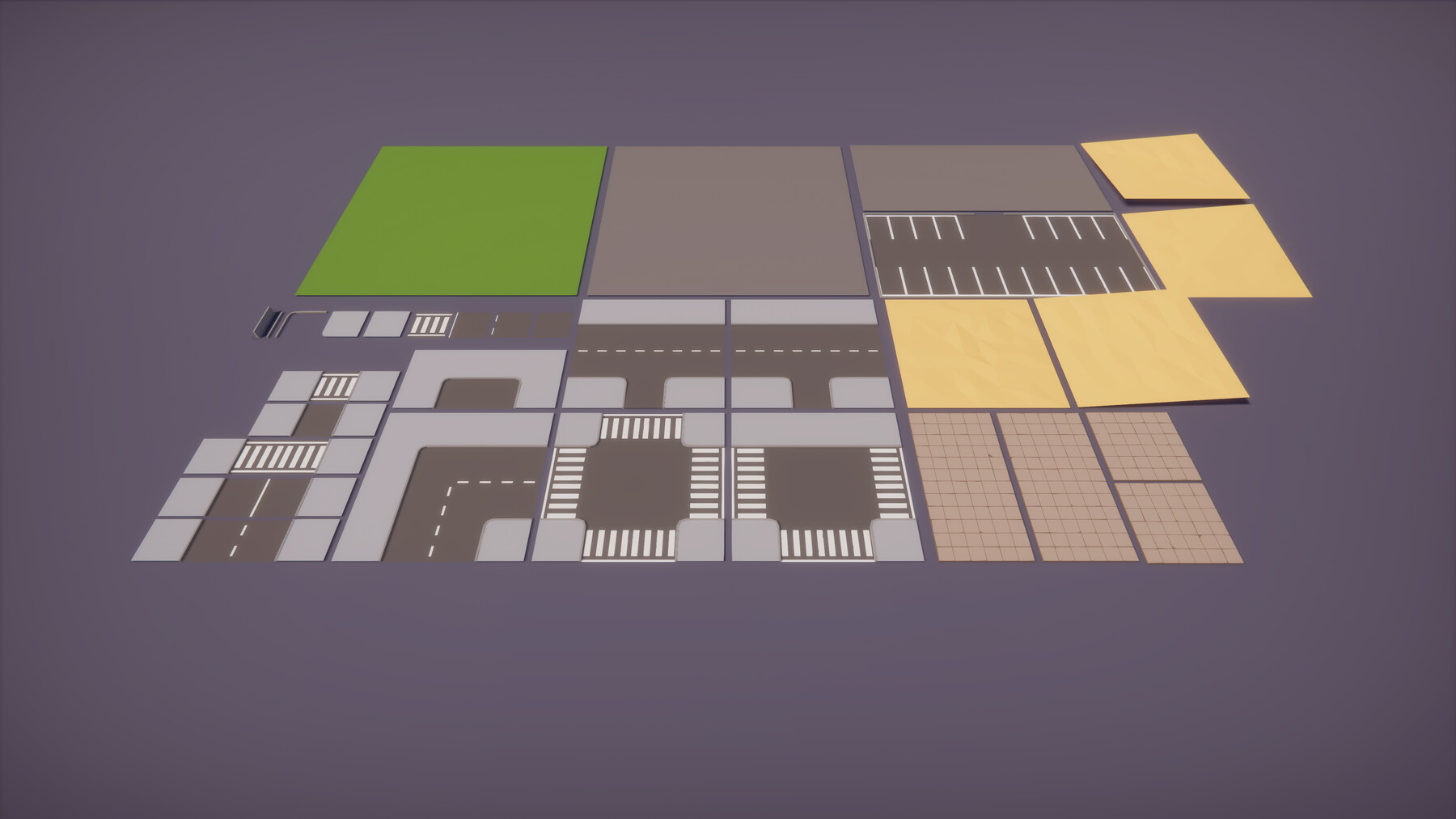 ArtStation - Low Poly Tropical City - Asset for Unity 3D, Map and ...