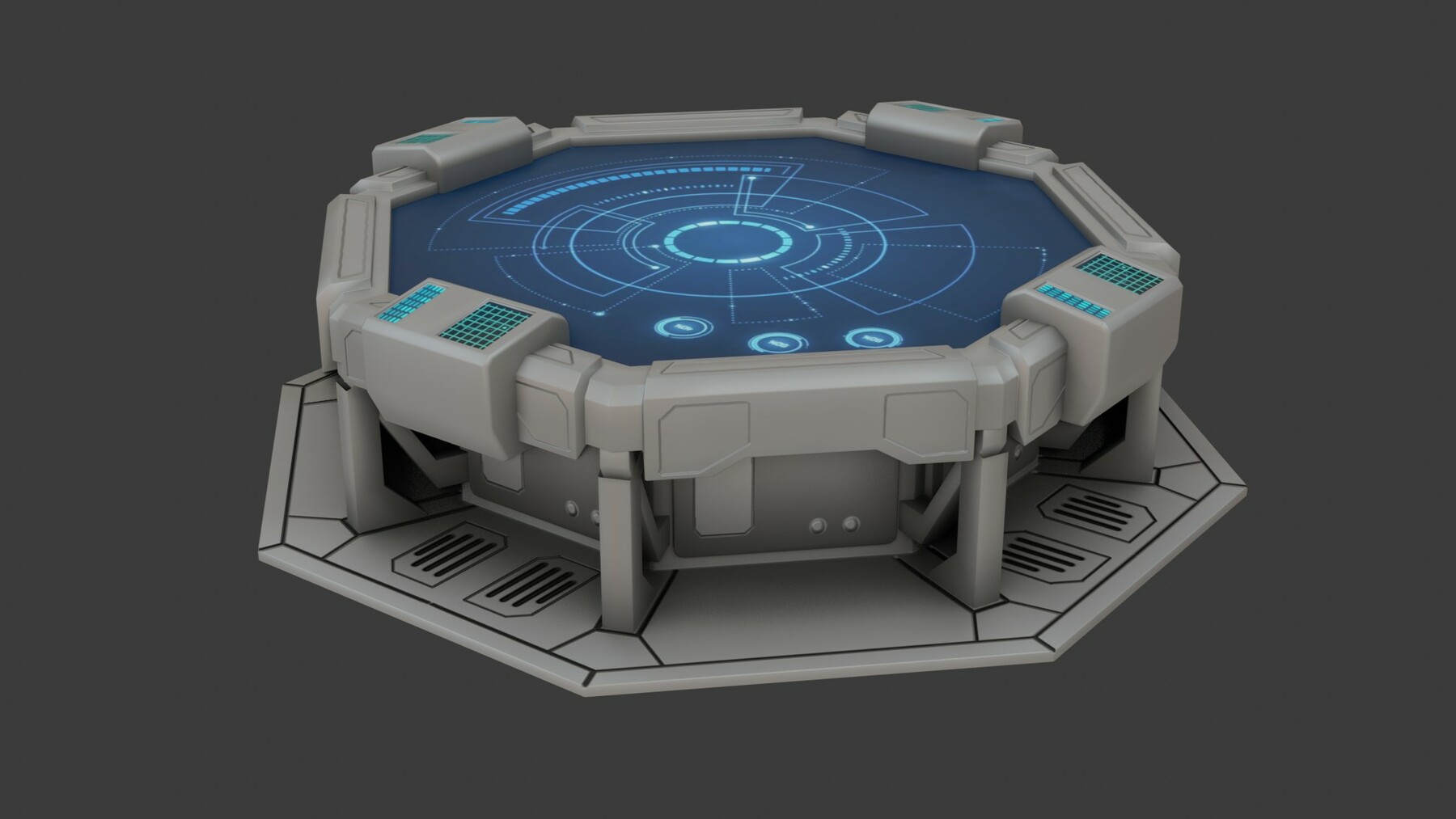 ArtStation - Sci fi Work Bench - Low poly - PBR - Game ready | Game Assets