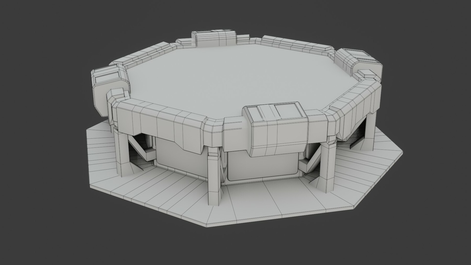 ArtStation - Sci fi Work Bench - Low poly - PBR - Game ready | Game Assets