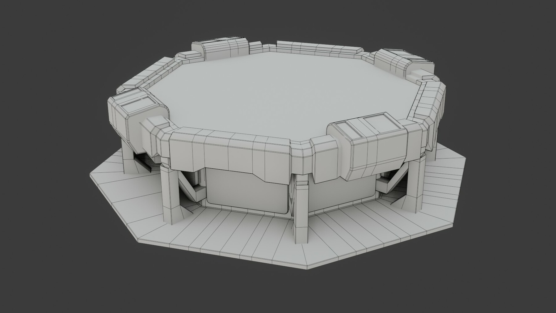 ArtStation - Sci fi Work Bench - Low poly - PBR - Game ready | Game Assets