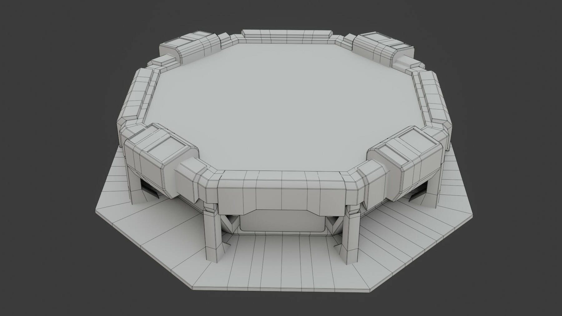 ArtStation - Sci fi Work Bench - Low poly - PBR - Game ready | Game Assets