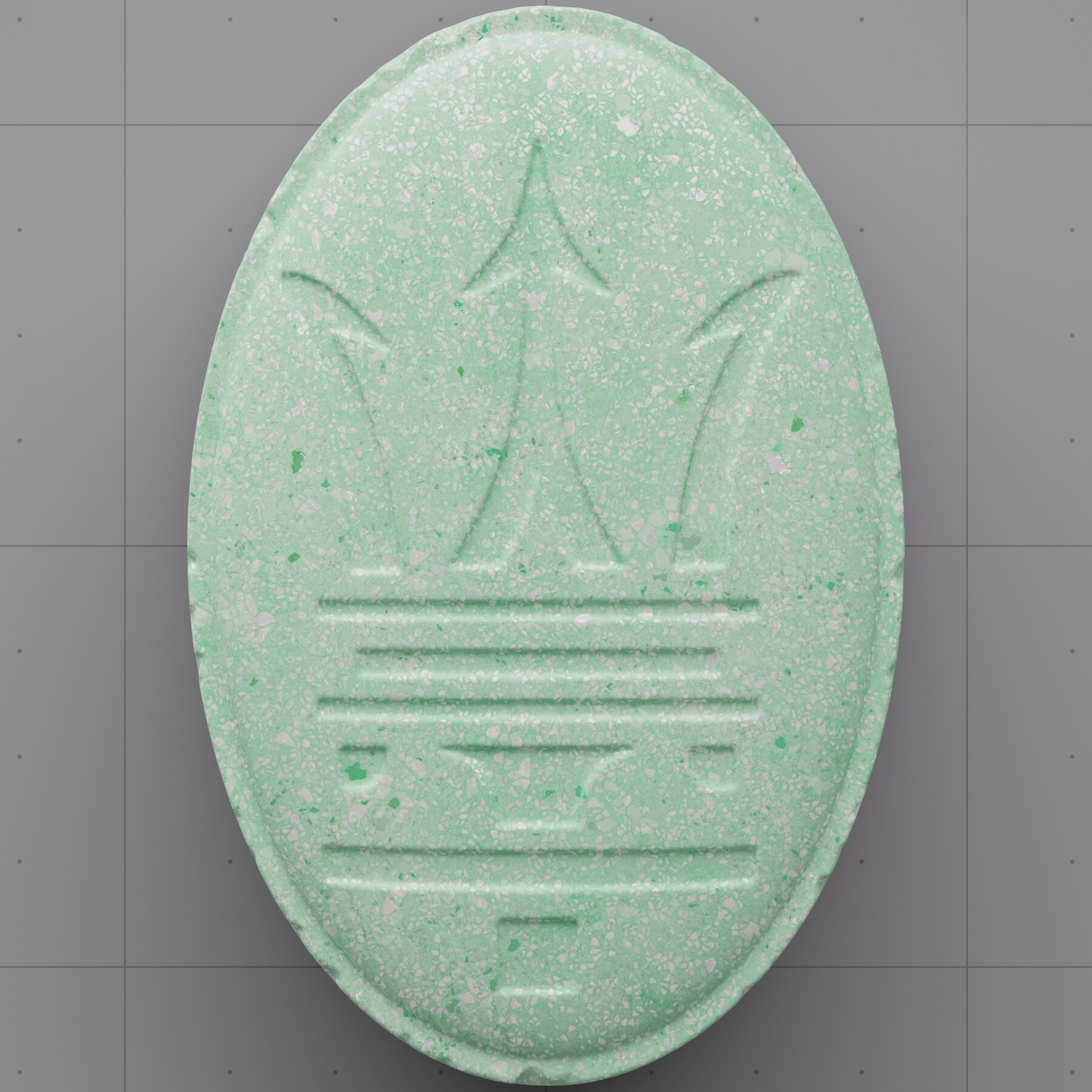 ArtStation - Green "Maserati 300mg NL" Ecstasy pill #001 | Resources