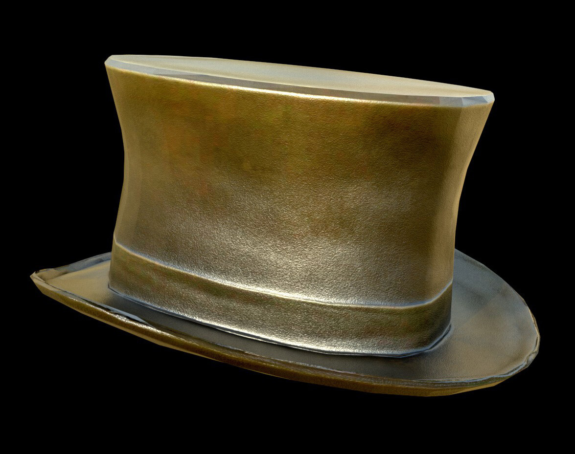 ArtStation - Top Hat - PBR - Textured | Game Assets