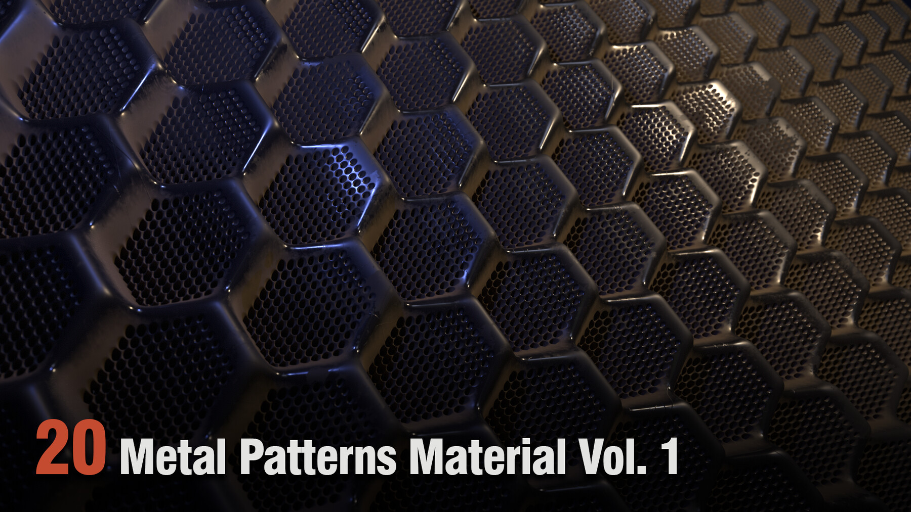 ArtStation - 20 Metal Patterns PBR Material Vol. 1 | Resources