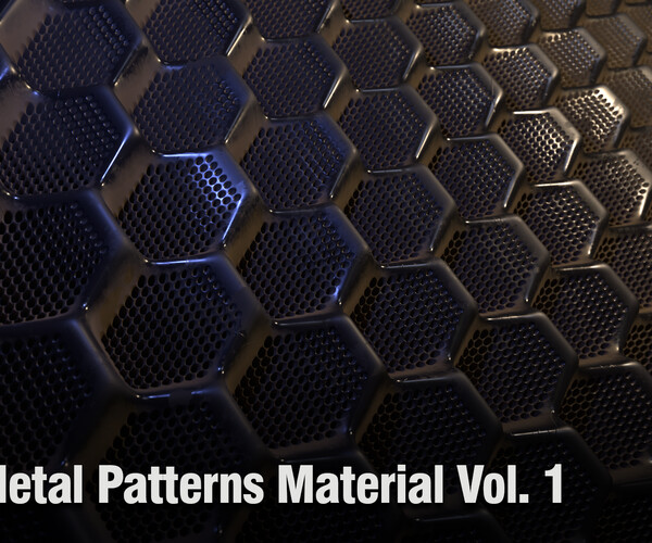 ArtStation - 20 Metal Patterns PBR Material Vol. 1 | Resources