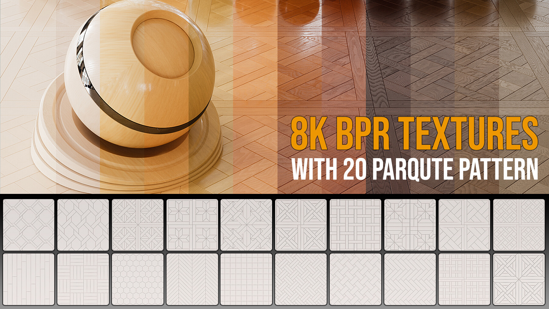 ArtStation - Wood Floor Set 01 | Resources