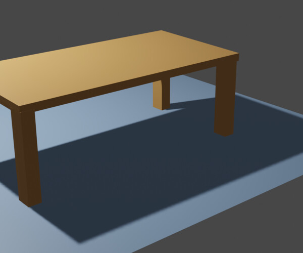 ArtStation - Simple 3d Table | Resources
