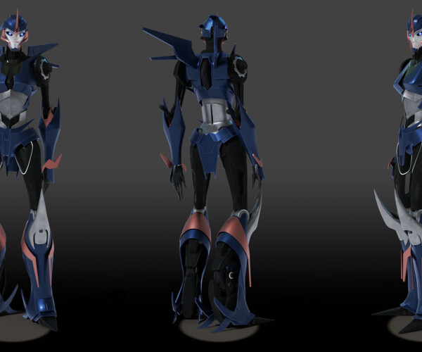 ArtStation - Arcee Transformers Prime Character Rig | Game Assets