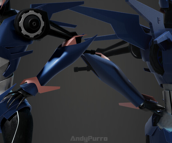 ArtStation - Arcee Transformers Prime Character Rig | Game Assets