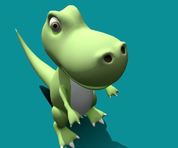 ArtStation - 3D Model - Cartoon Dinosaurs | Game Assets