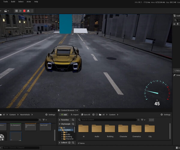 ArtStation - Unreal Engine 5 - Make AAA Game Vehicles | Tutorials