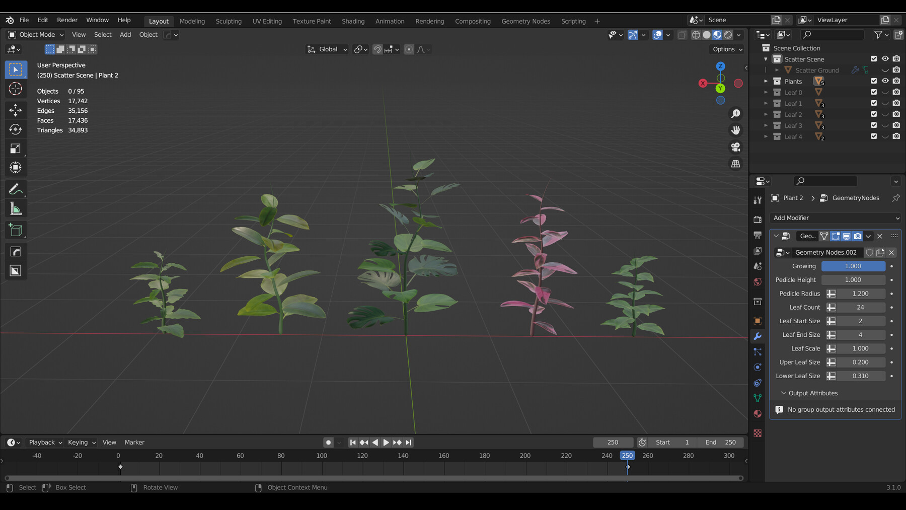 ArtStation - Procedural Growing Plants | Resources