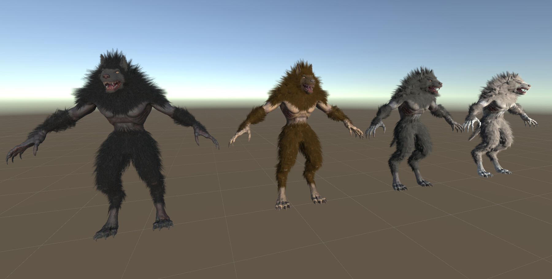 ArtStation - Werewolf | Game Assets