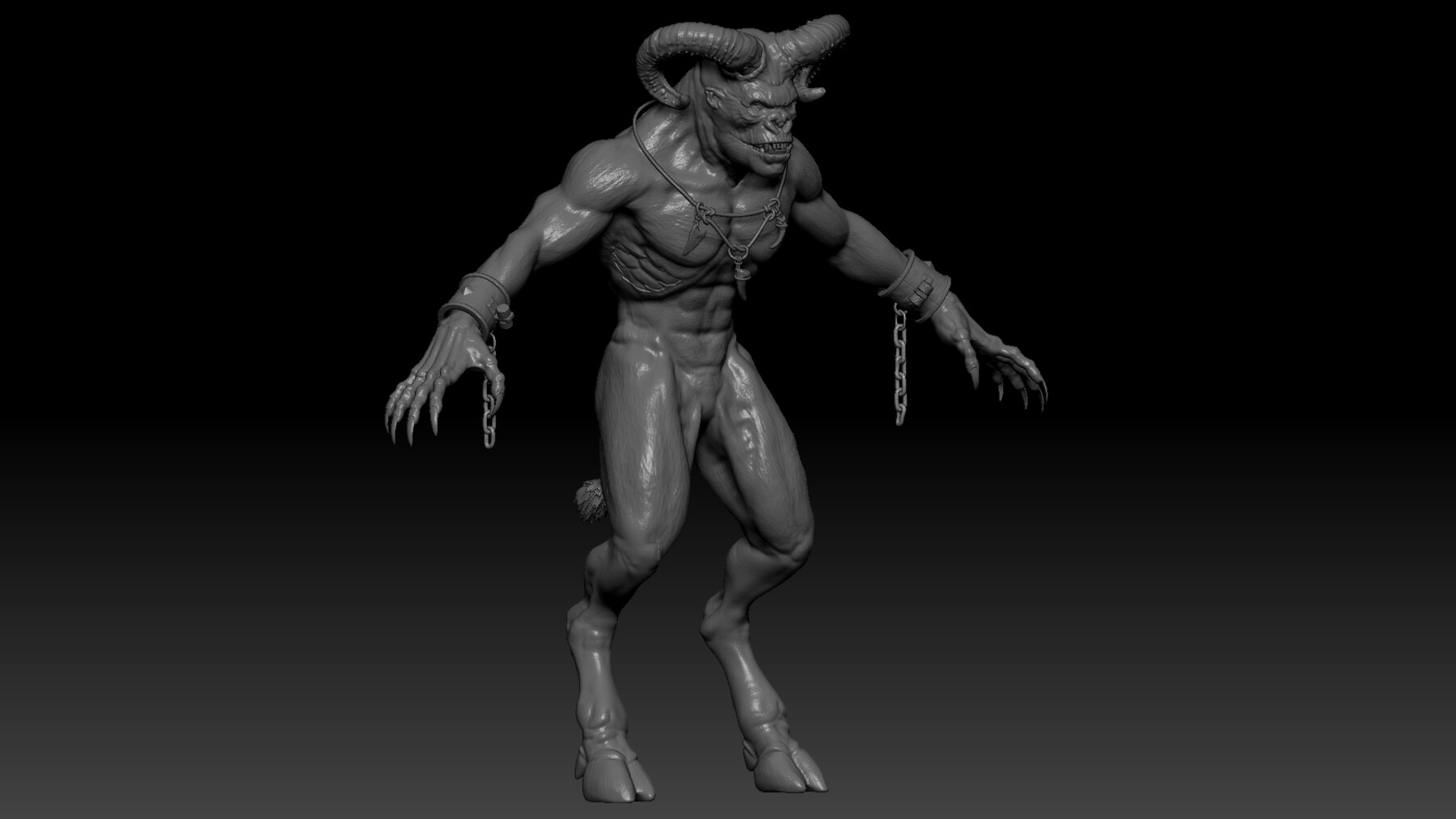 ArtStation - Demon Faun Sculpt | Resources