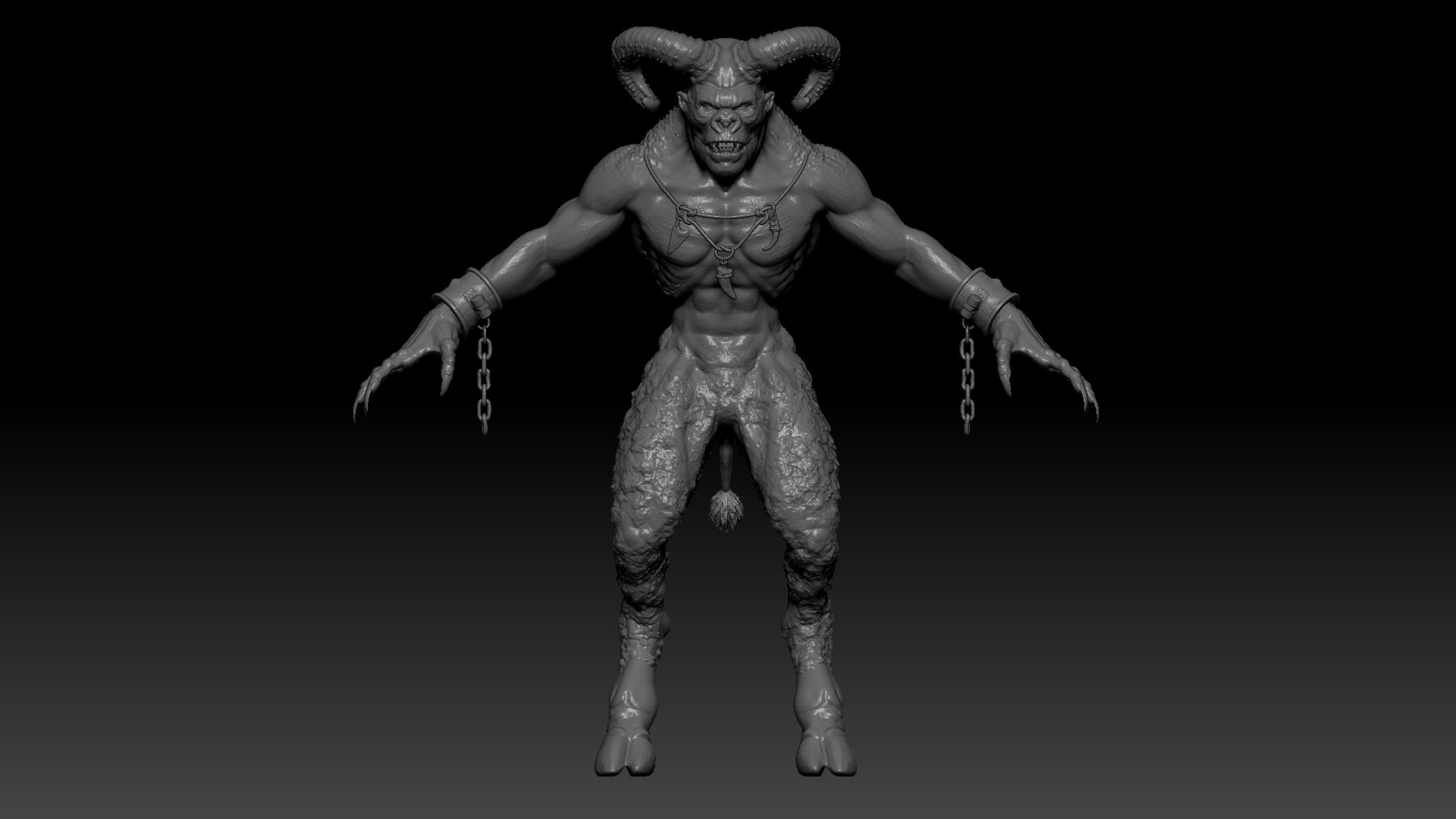 ArtStation - Demon Faun Sculpt | Resources