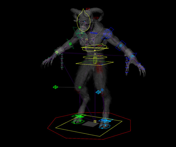 ArtStation - Demon Faun | Game Assets