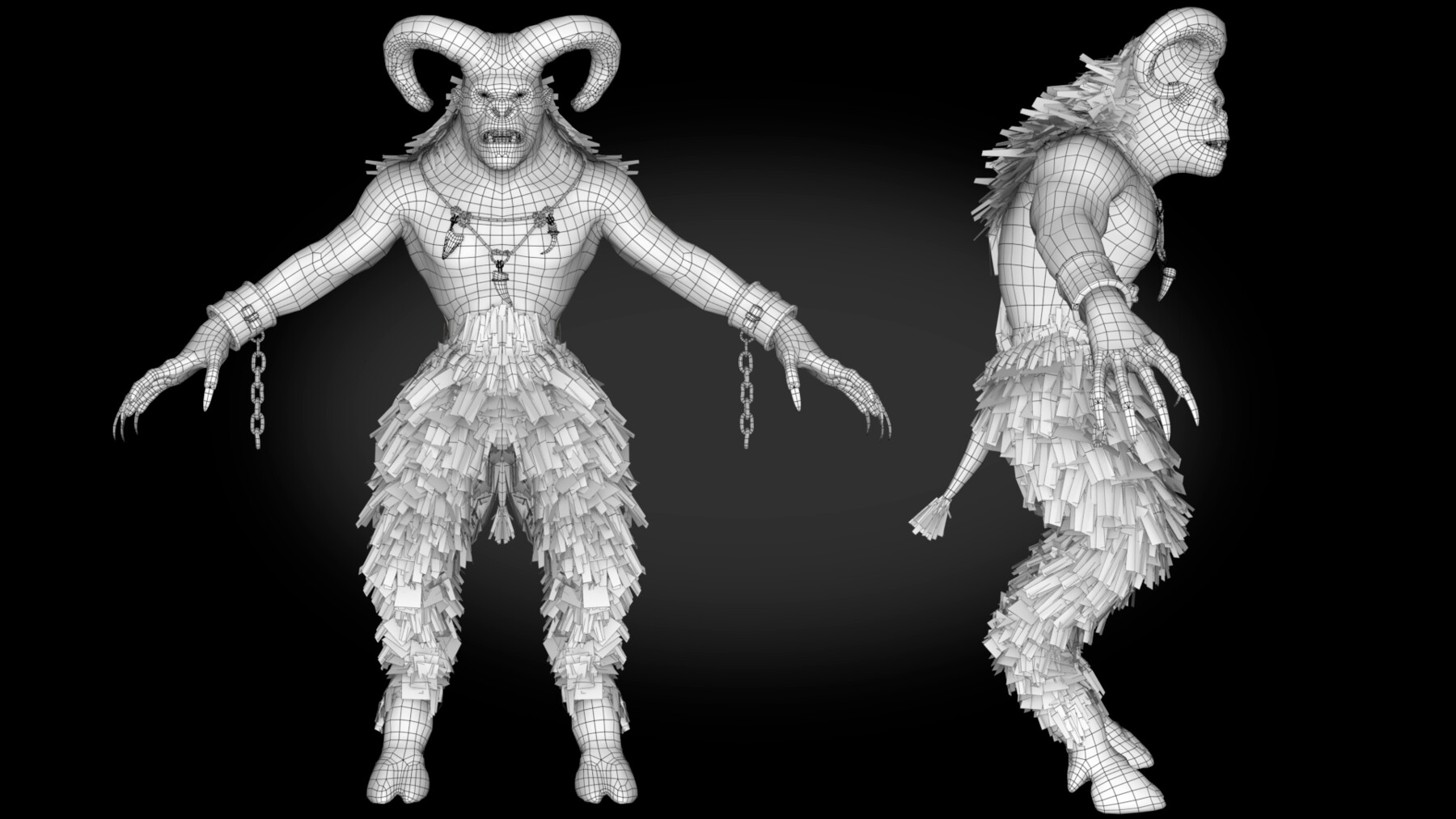 ArtStation - Demon Faun | Game Assets