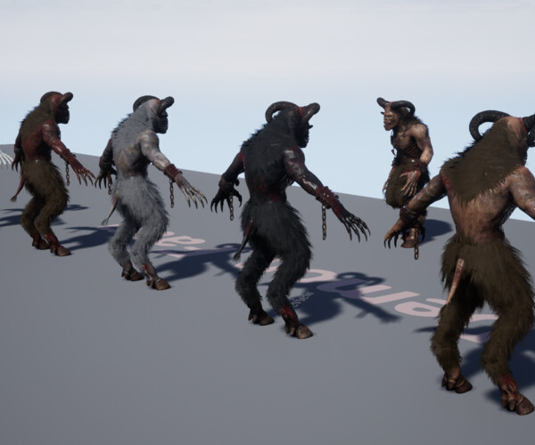 ArtStation - Demon Faun | Game Assets