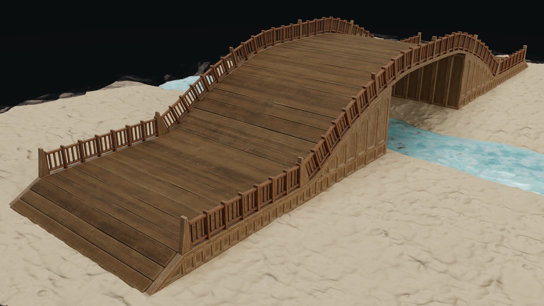ArtStation - Old Wooden Bridge | Game Assets