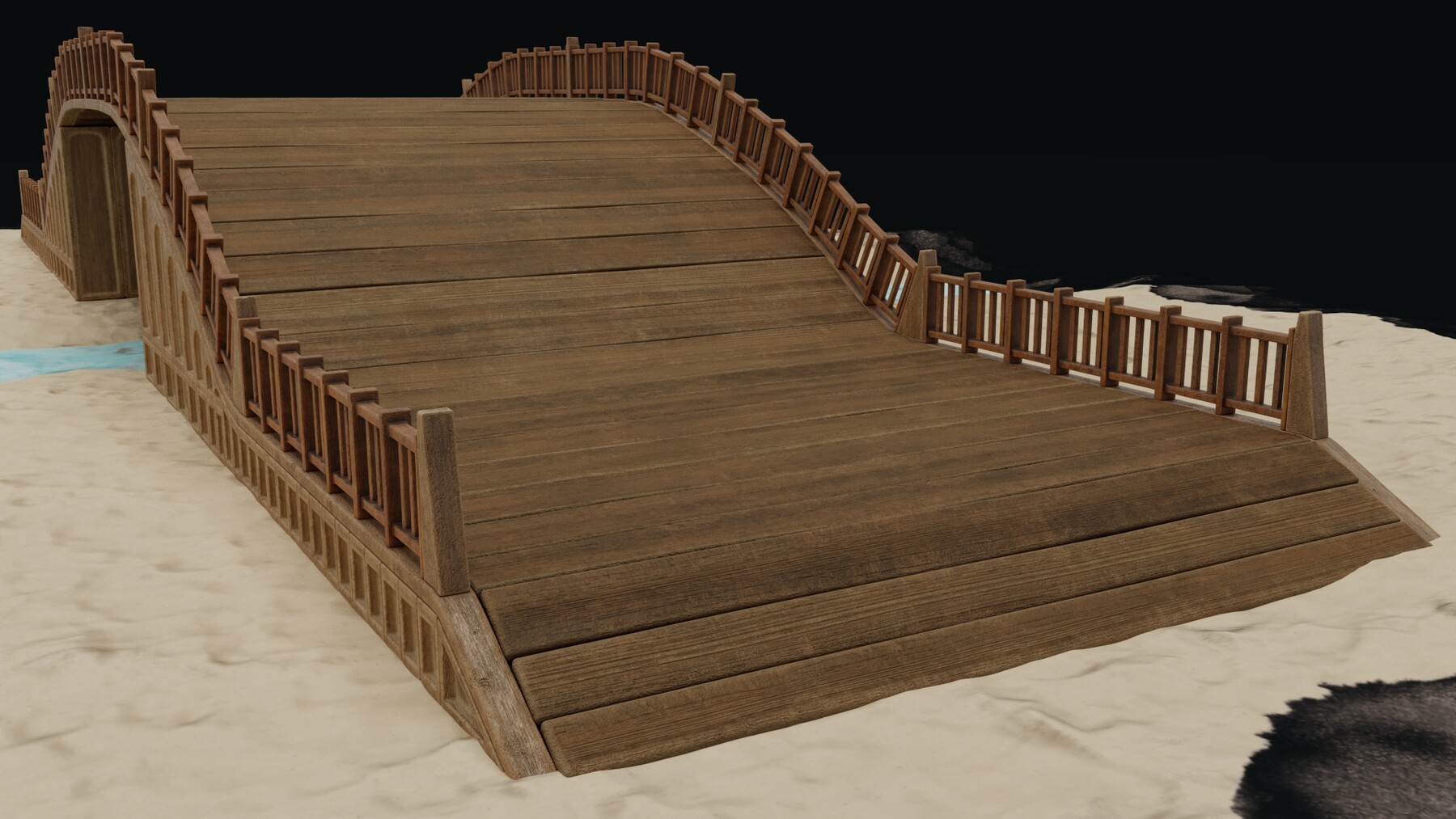 ArtStation - Old Wooden Bridge | Game Assets