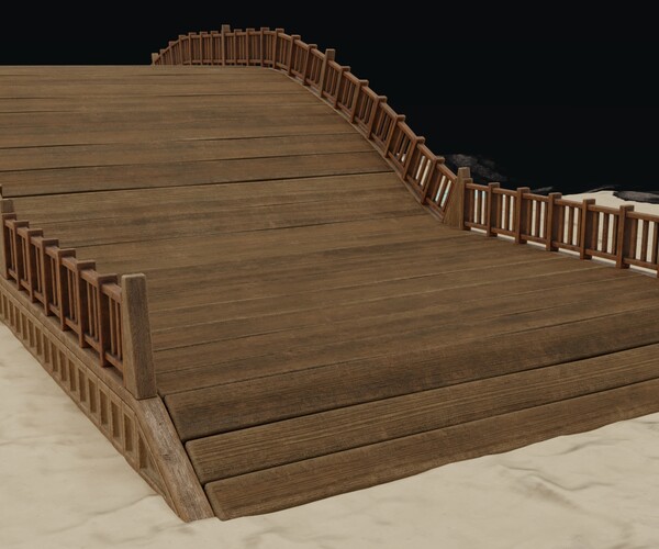 ArtStation - Old Wooden Bridge | Game Assets