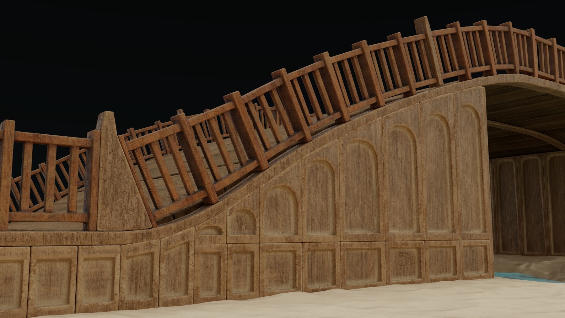 ArtStation - Old Wooden Bridge | Game Assets