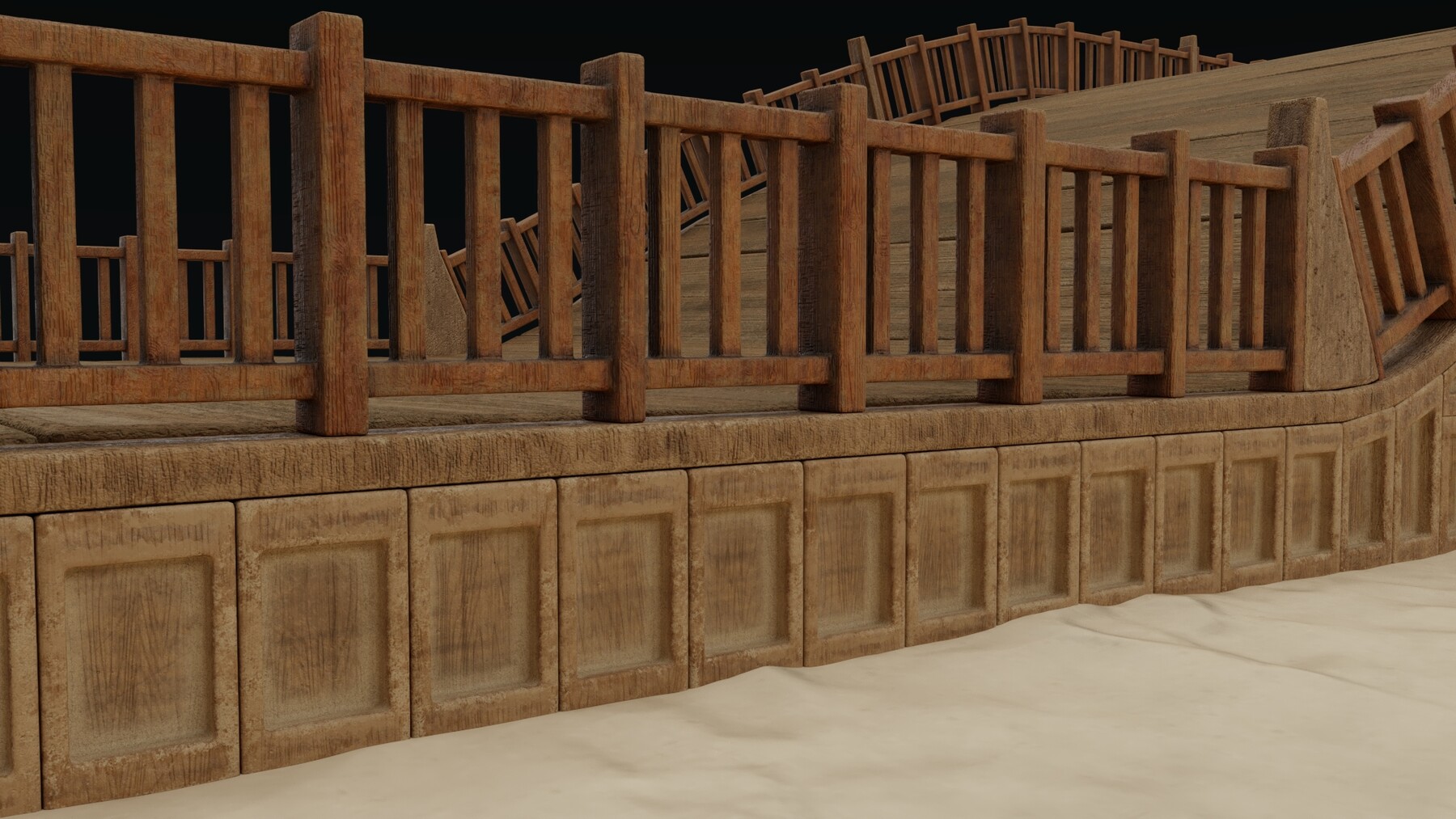 ArtStation - Old Wooden Bridge | Game Assets