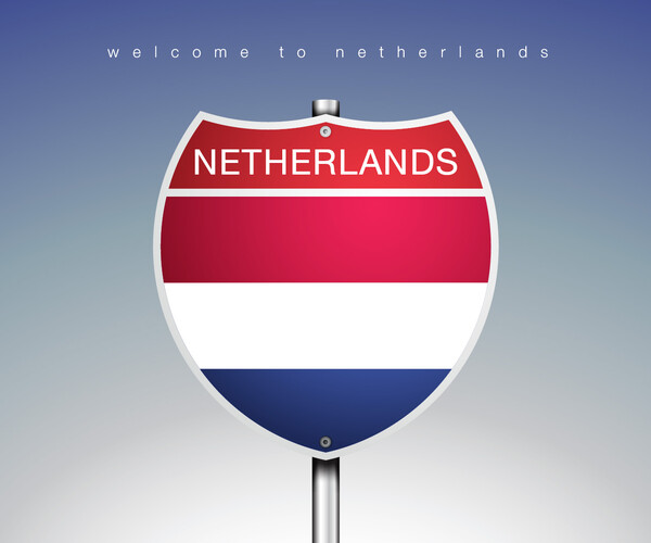 ArtStation - 20 ICON The City Label & Map of NETHERLANDS In American ...