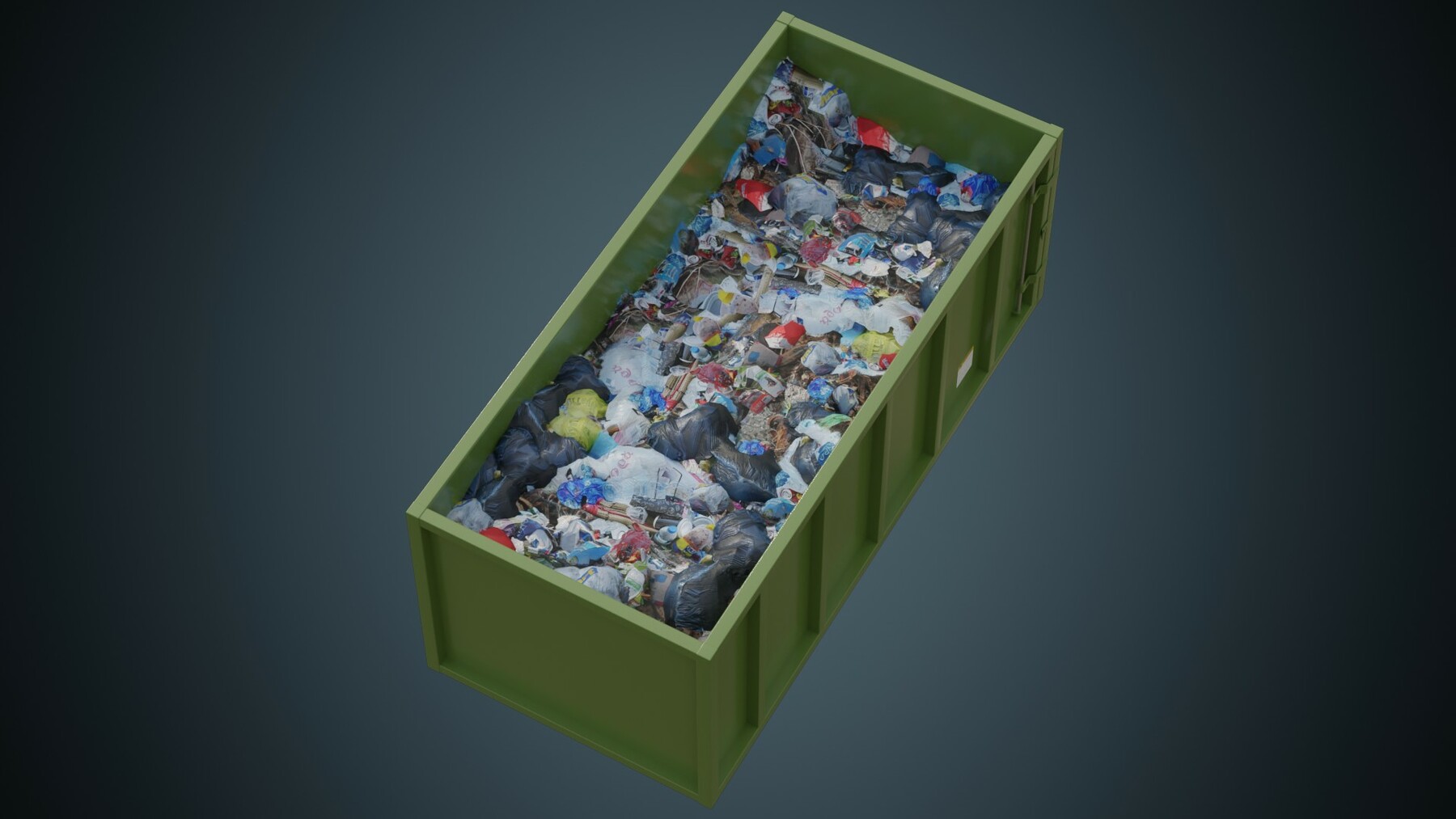 ArtStation - Garbage Container 2A | Game Assets