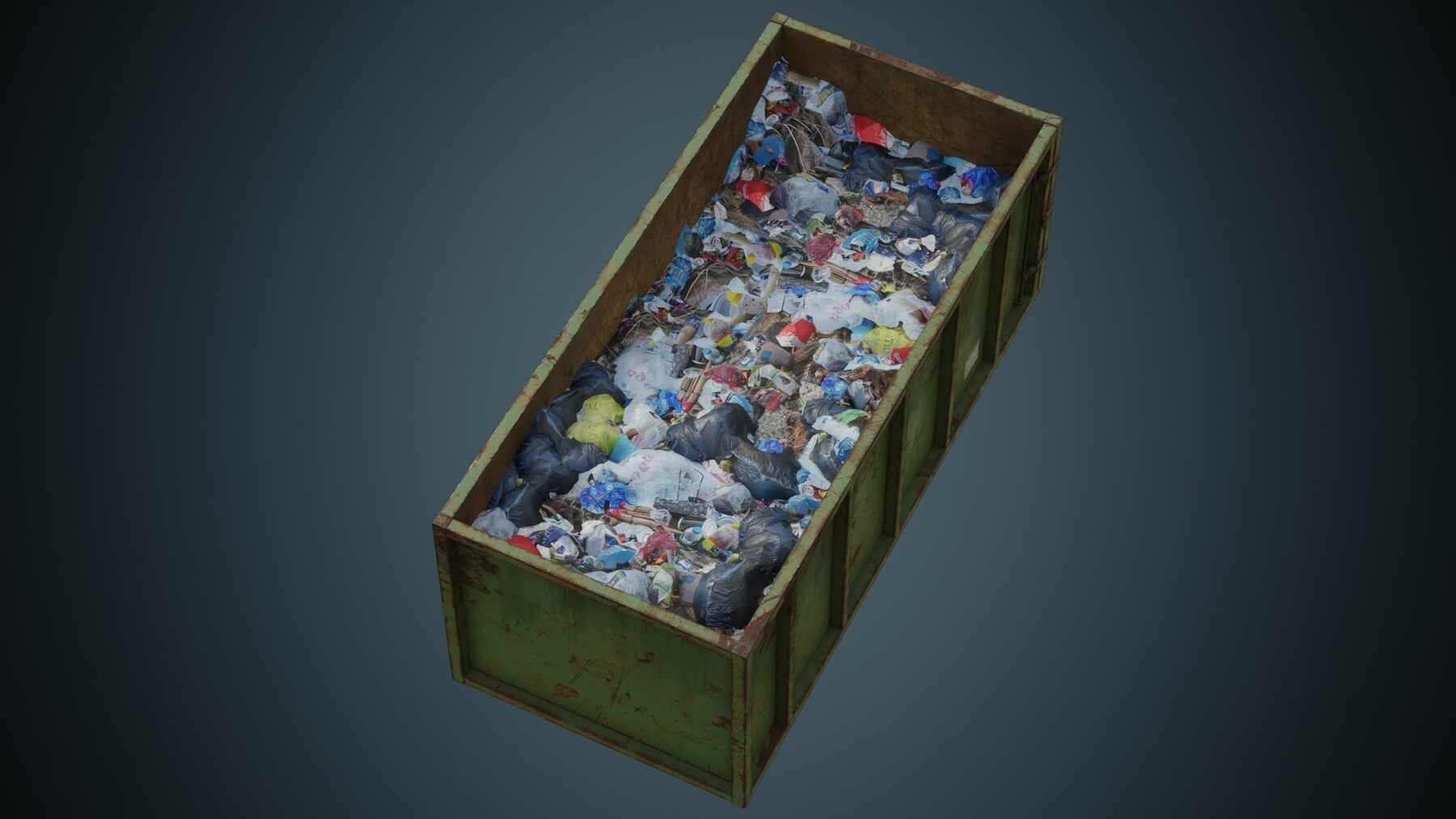 ArtStation - Garbage Container 2B | Game Assets