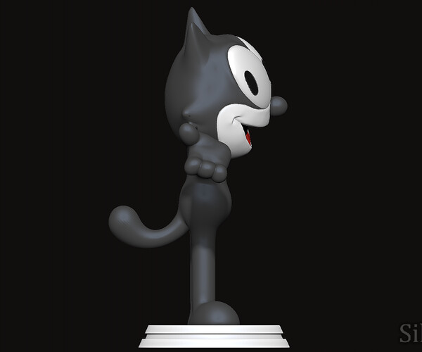 ArtStation - Felix the Cat 3D print model | Resources