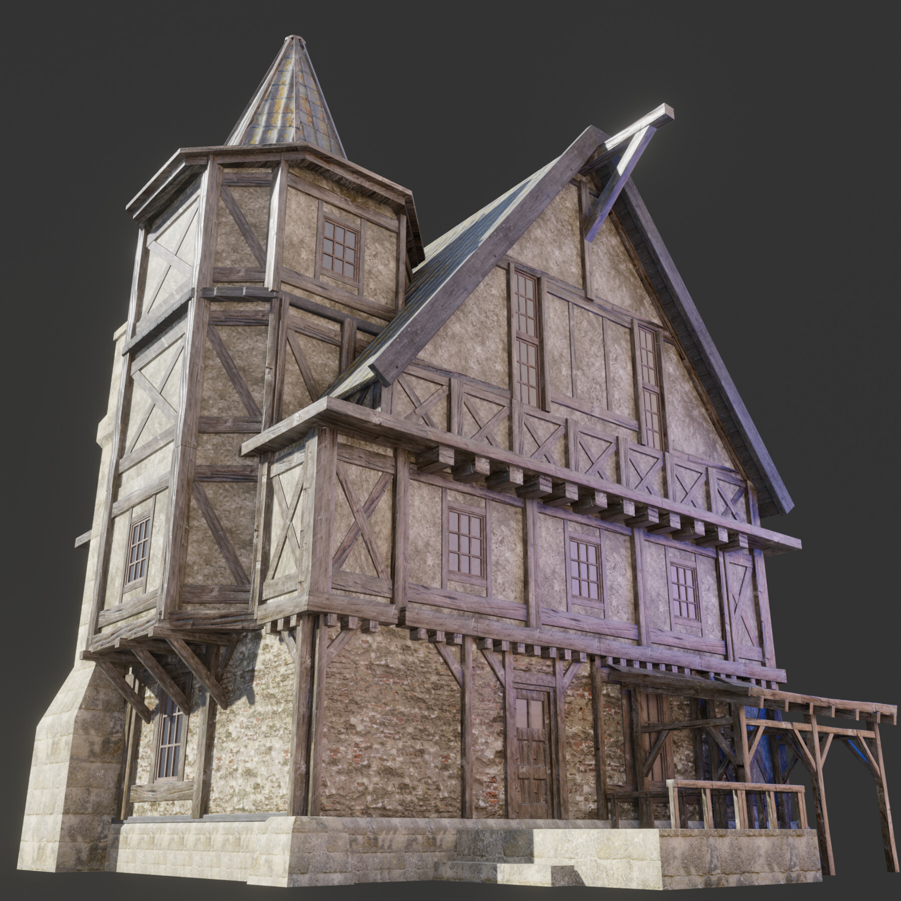 ArtStation - Medieval House | Game Assets