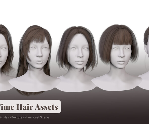 ArtStation - Real Time Hair | Game Assets
