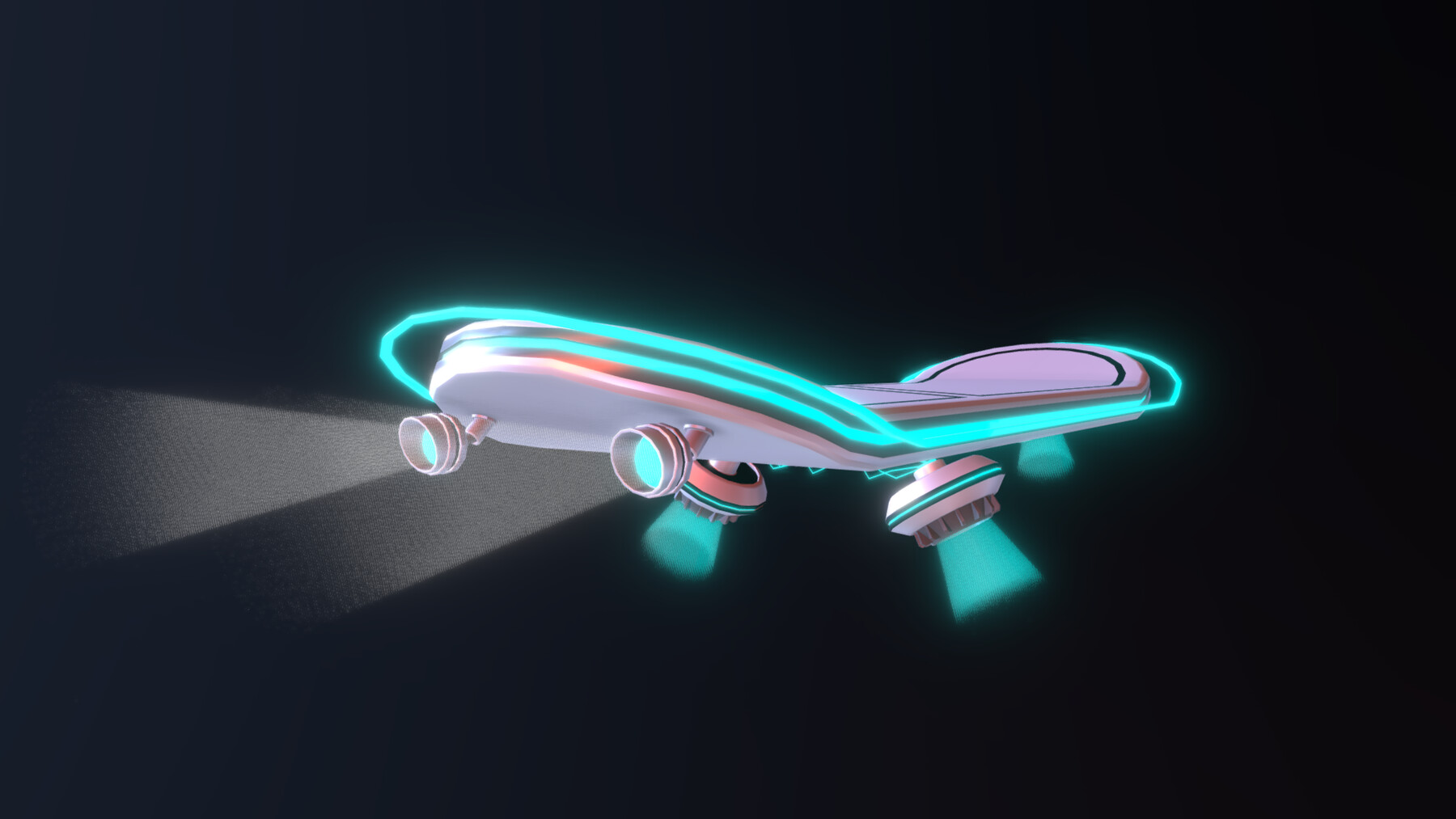 ArtStation - Sci-fi Hoverboard | Game Assets