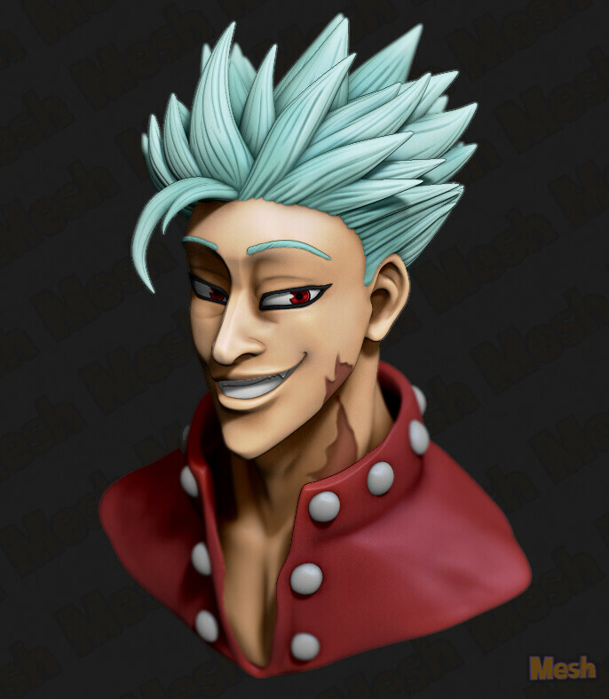 ArtStation - 3D Model - Ban (7Ds) | Resources