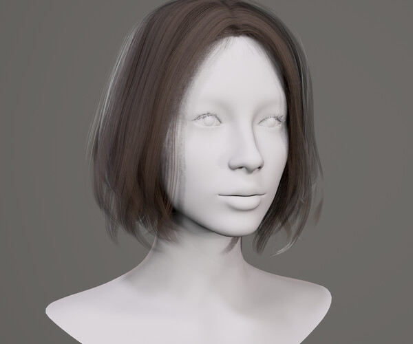 ArtStation - Game Ready Hair | Game Assets