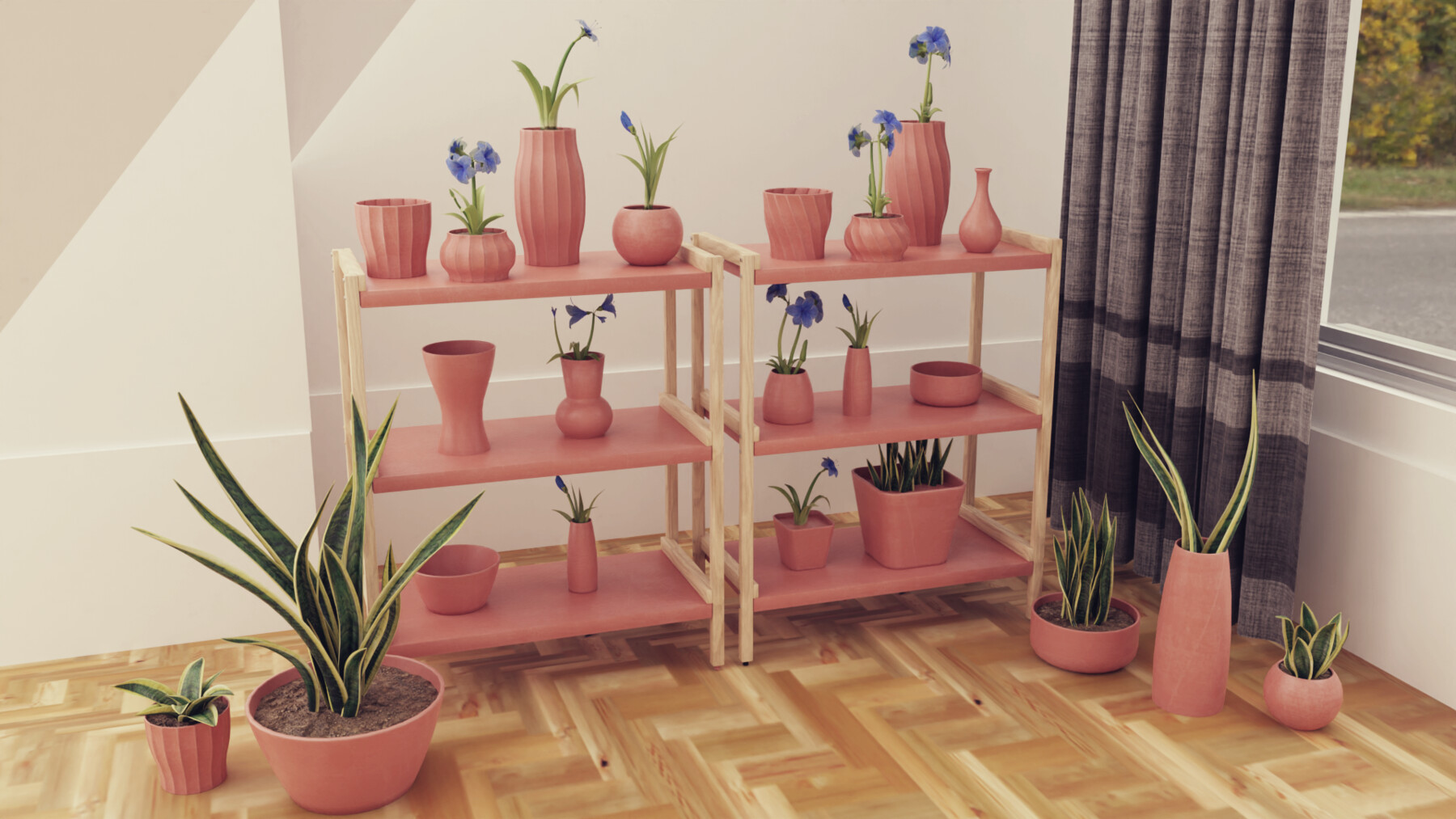 ArtStation - Plants pots collection vol 04 | Game Assets