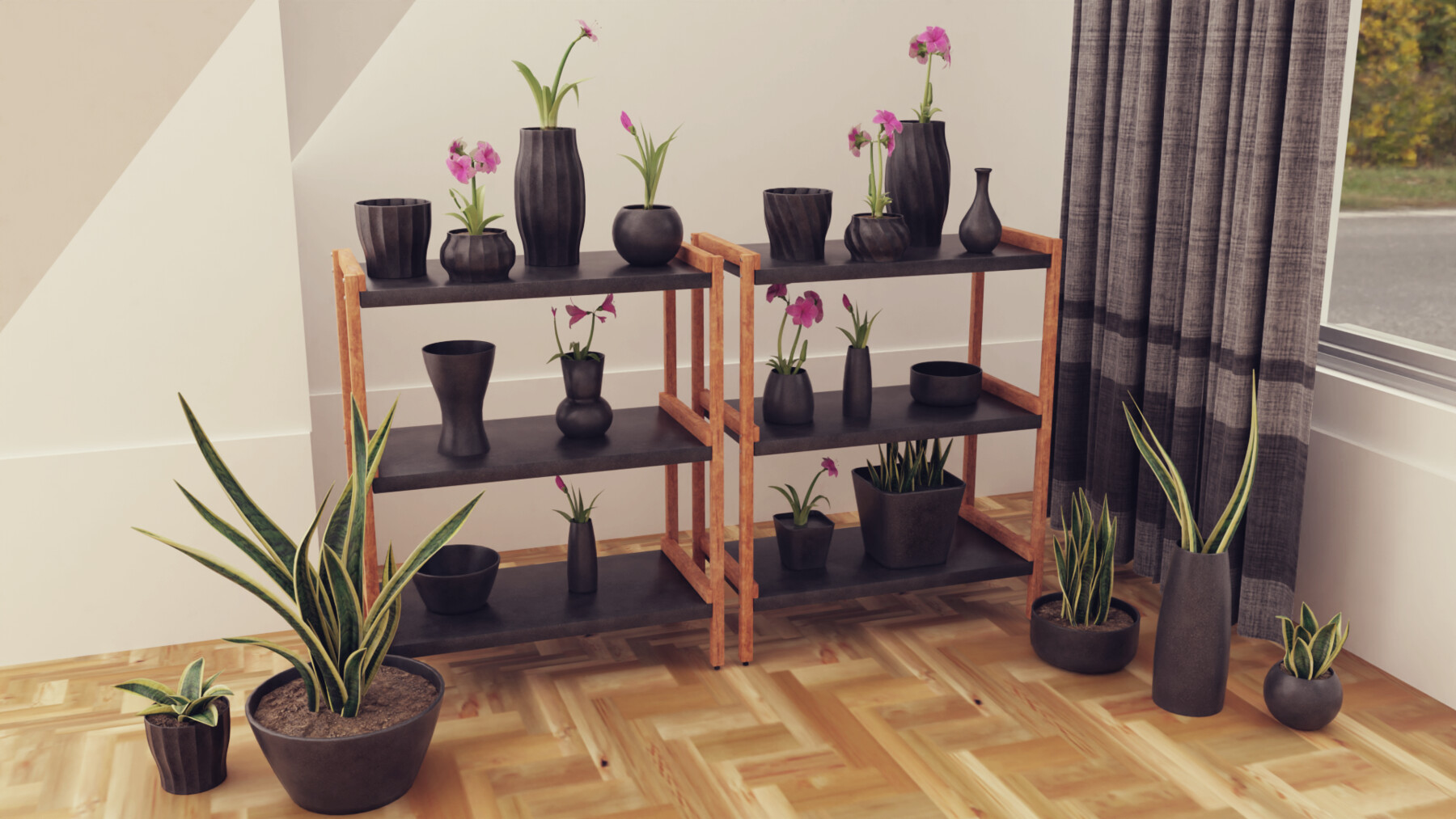 ArtStation - Plants pots collection vol 04 | Game Assets
