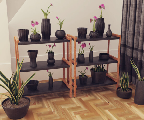 ArtStation - Plants pots collection vol 04 | Game Assets